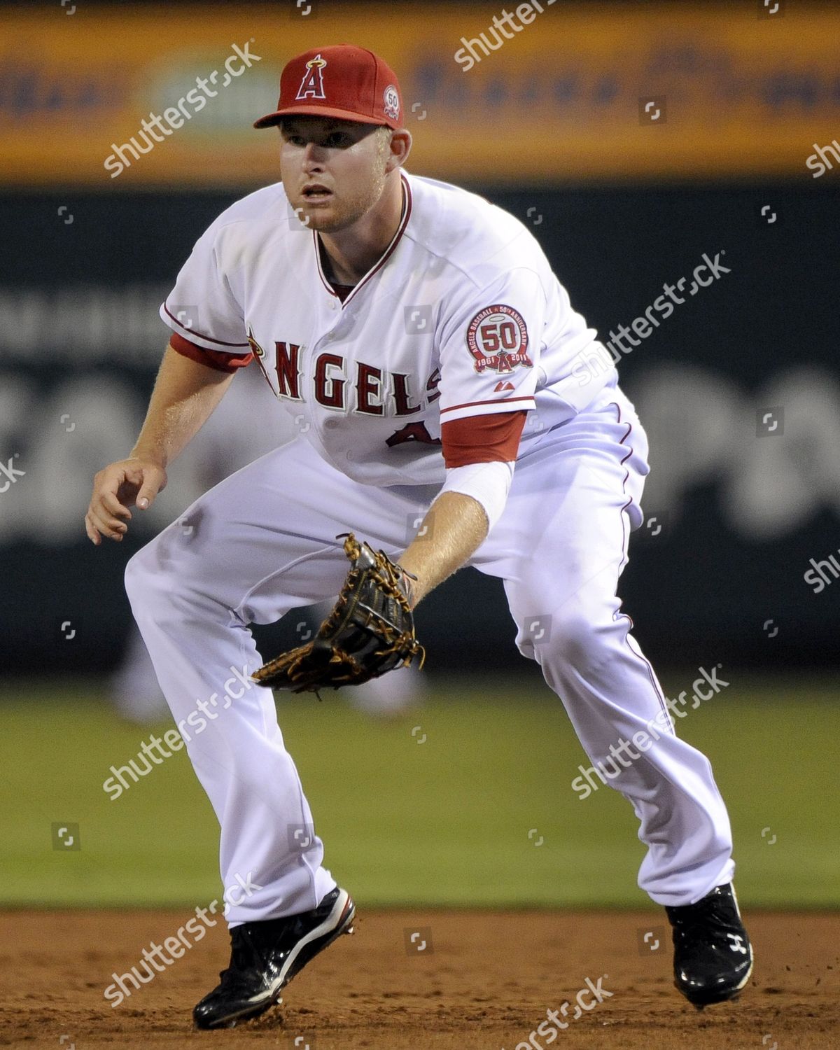 Anaheim Angels First Baseman Mark Trumbo Editorial Stock Photo - Stock ...