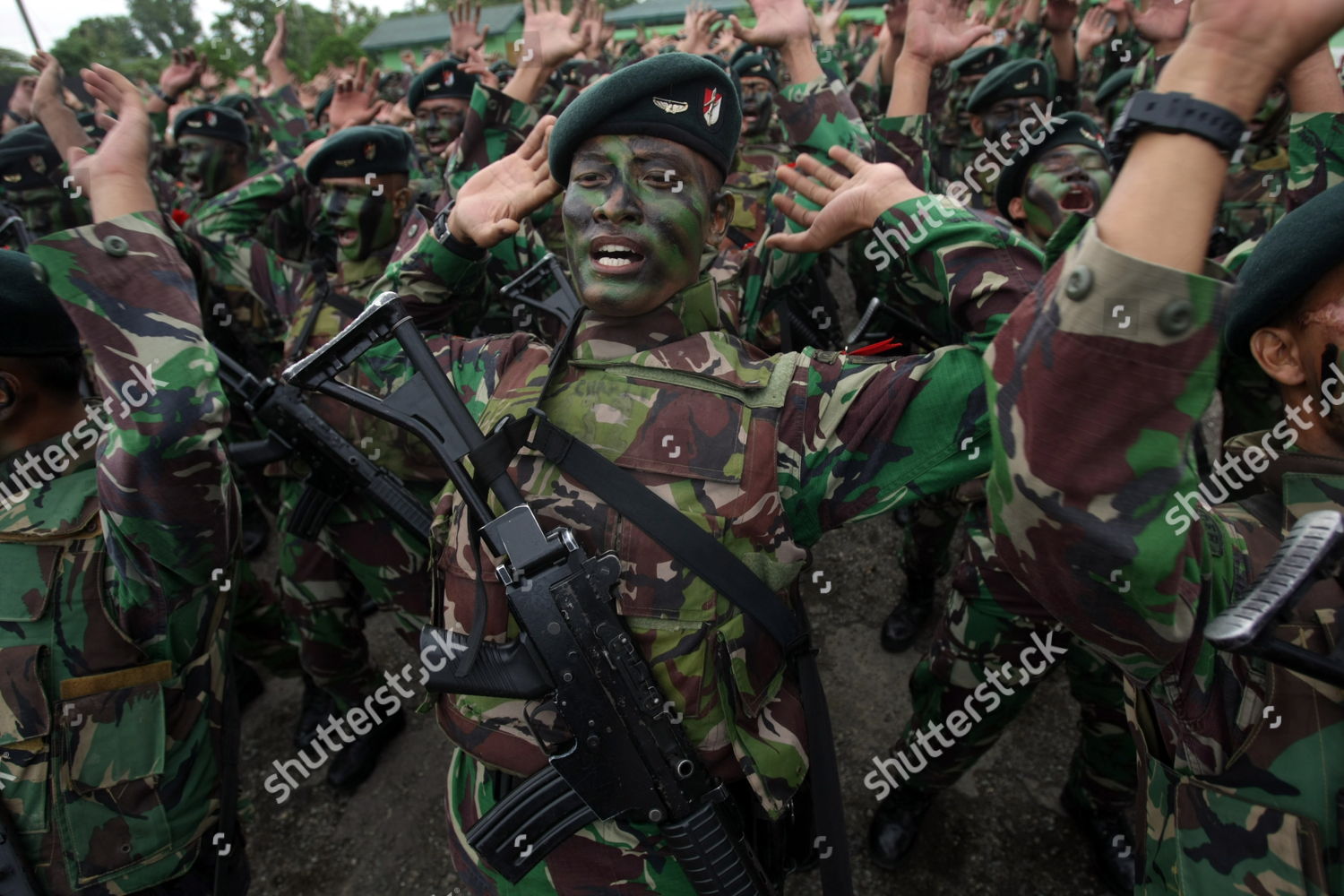 Indonesian National Army Special Forces Named Editorial Stock Photo ...