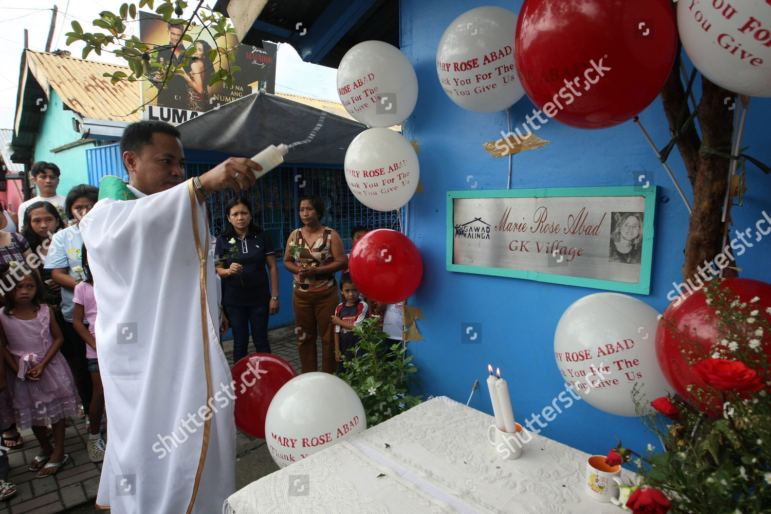 Filipino Catholic Priest Conducts Blessing Marker Editorial Stock Photo ...