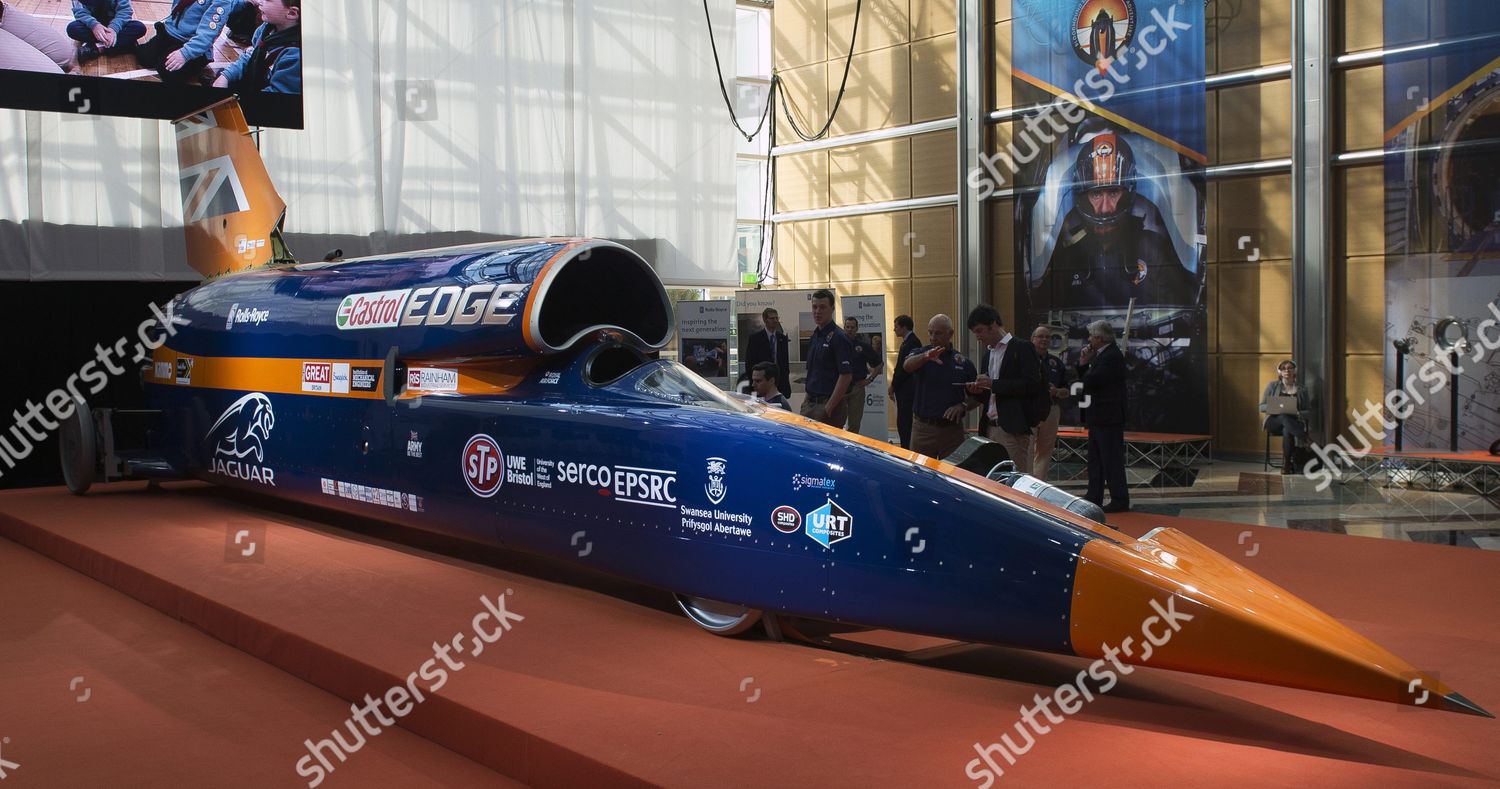 Bloodhound Ssc Car Which Unveiled During Editorial Stock Photo - Stock ...