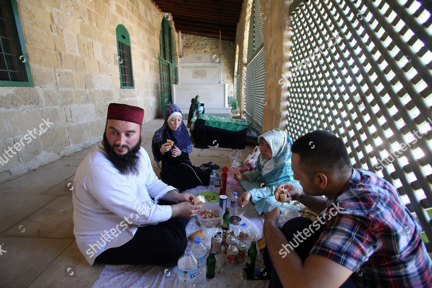 Turkish Muslims Take Part During Eidal Editorial Stock Photo - Stock ...