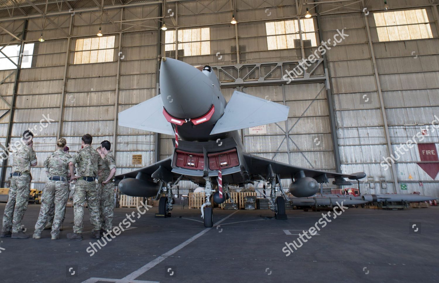 British Royal Air Force Raf Personnel Editorial Stock Photo - Stock ...