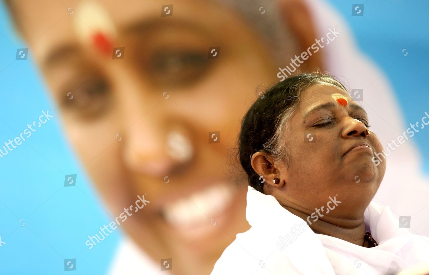 Indian Female Guru Sri Mata Amritanandamayi Editorial Stock Photo ...