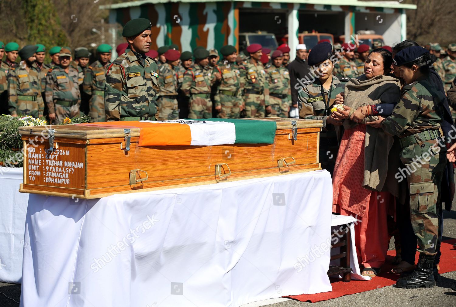 Asha Gupta Mother Indian Army Captain Editorial Stock Photo - Stock ...