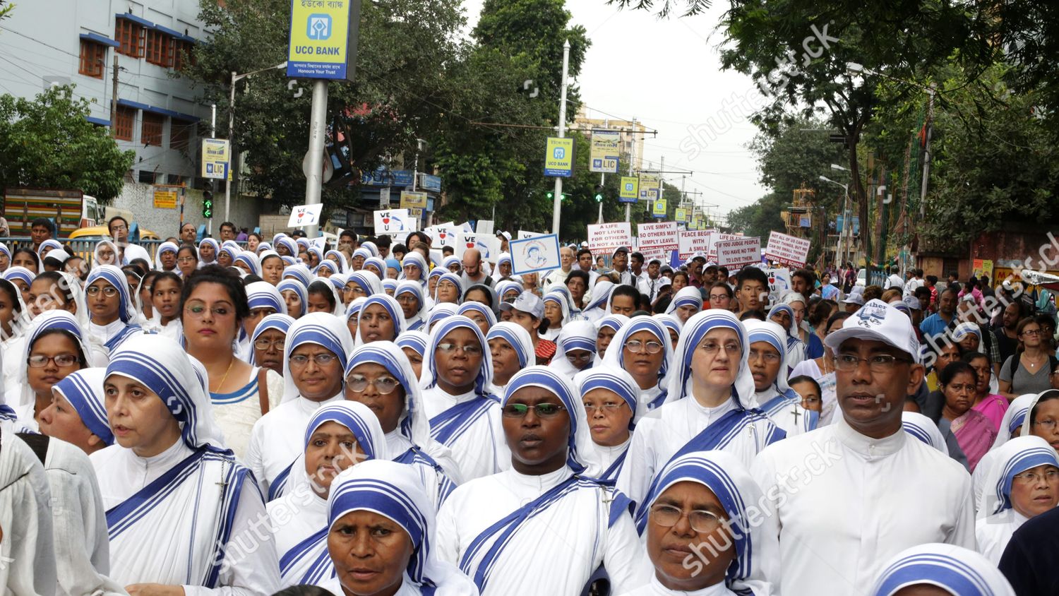 Christian People Students Nuns Take Part Editorial Stock Photo - Stock ...
