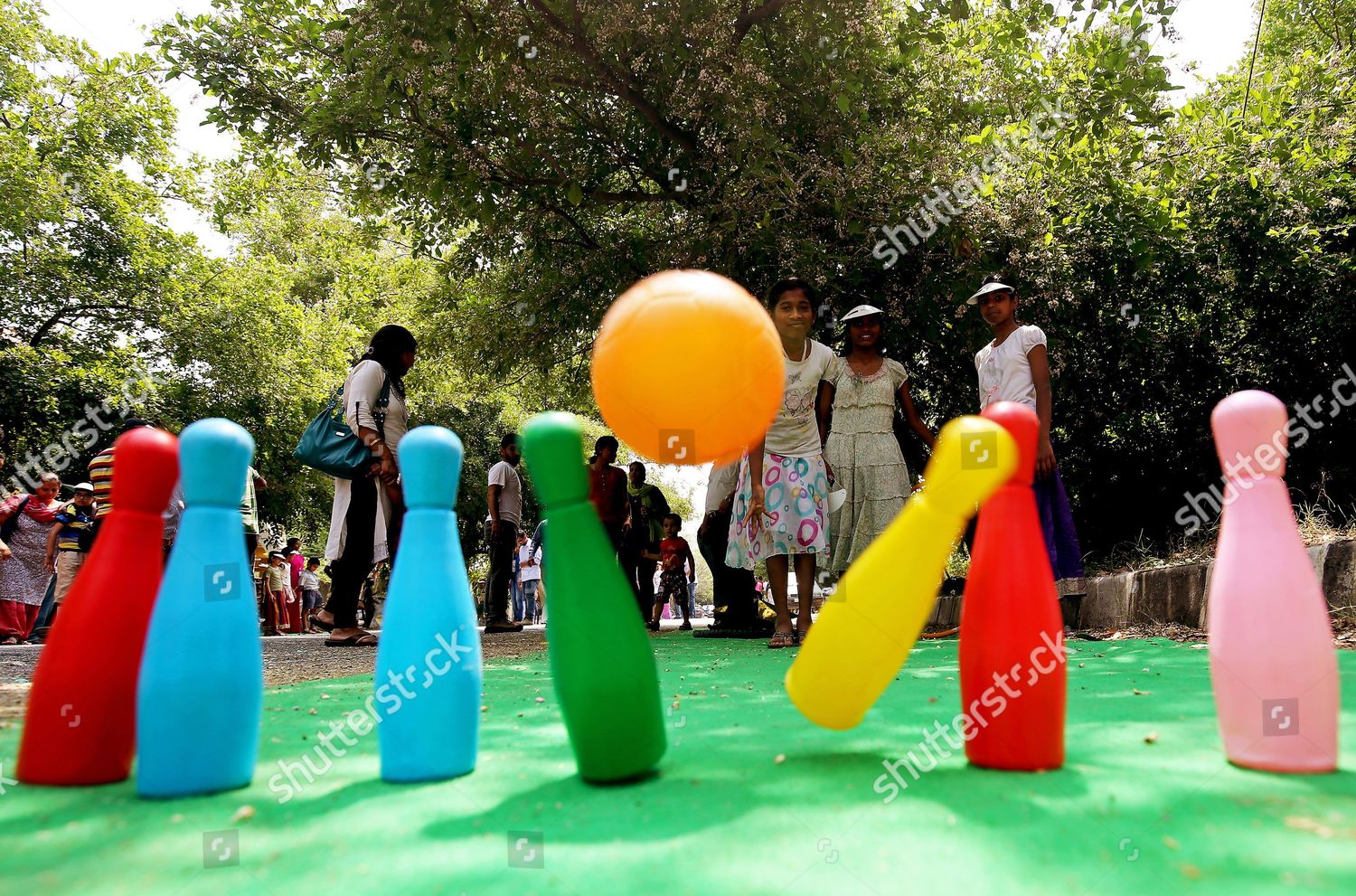 Children Play Skittles They Attend Autistic Editorial Stock Photo ...