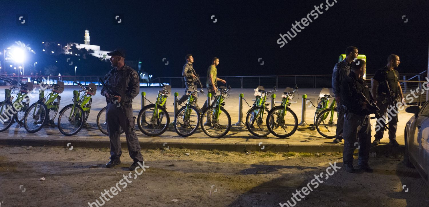 Israeli Border Police Riot Police Bicycle Editorial Stock Photo - Stock ...