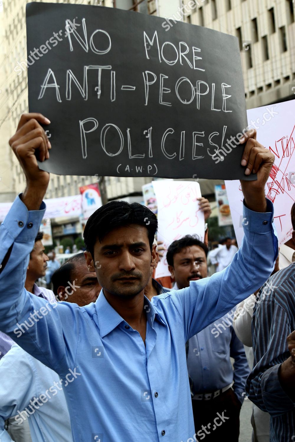 Supporter Awami Workers Party Awp Holds Editorial Stock Photo - Stock ...