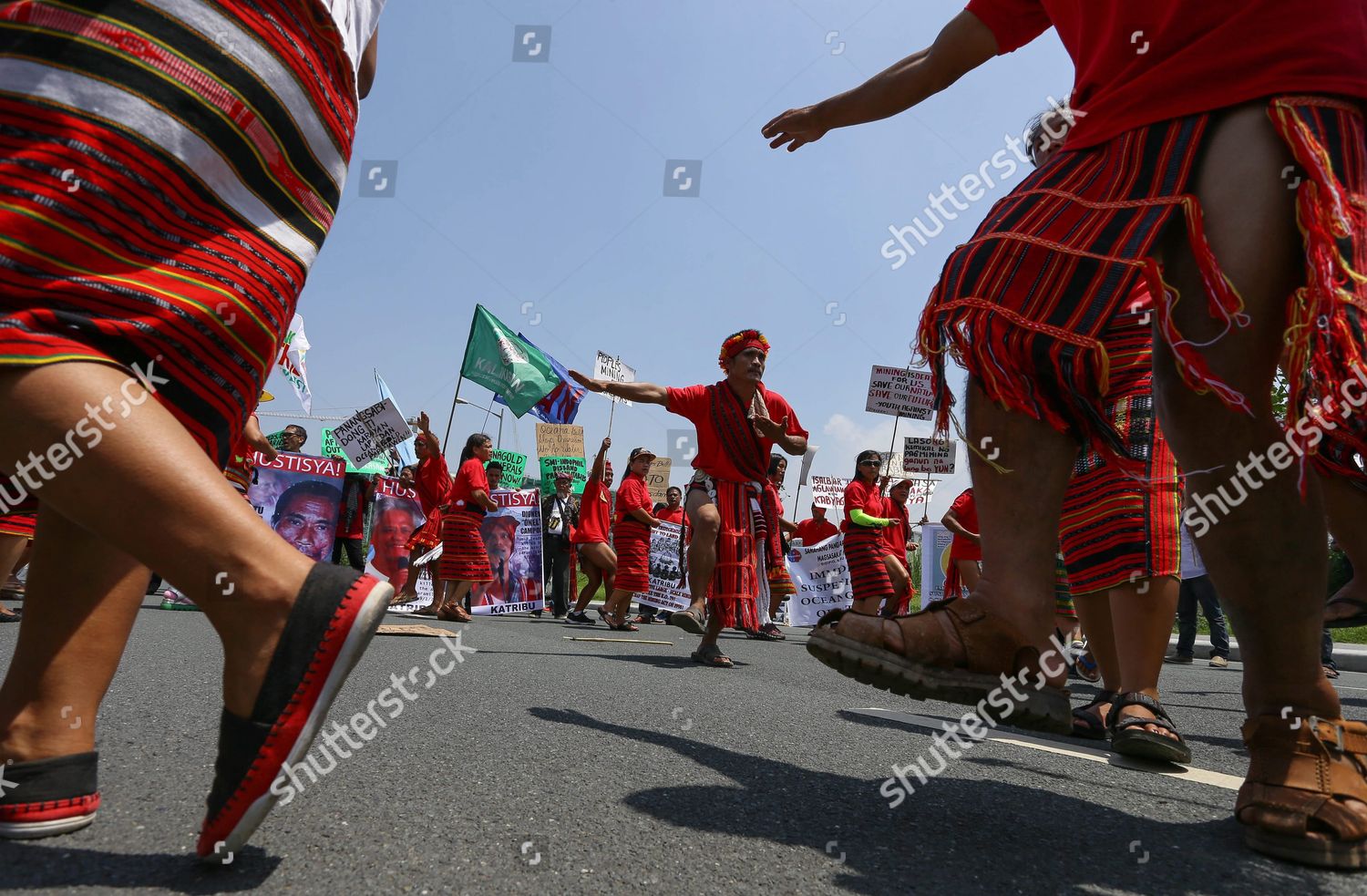 Filipino Indigenous Lumad Tribesmen Perform Ritual Editorial Stock Photo - Stock Image ...