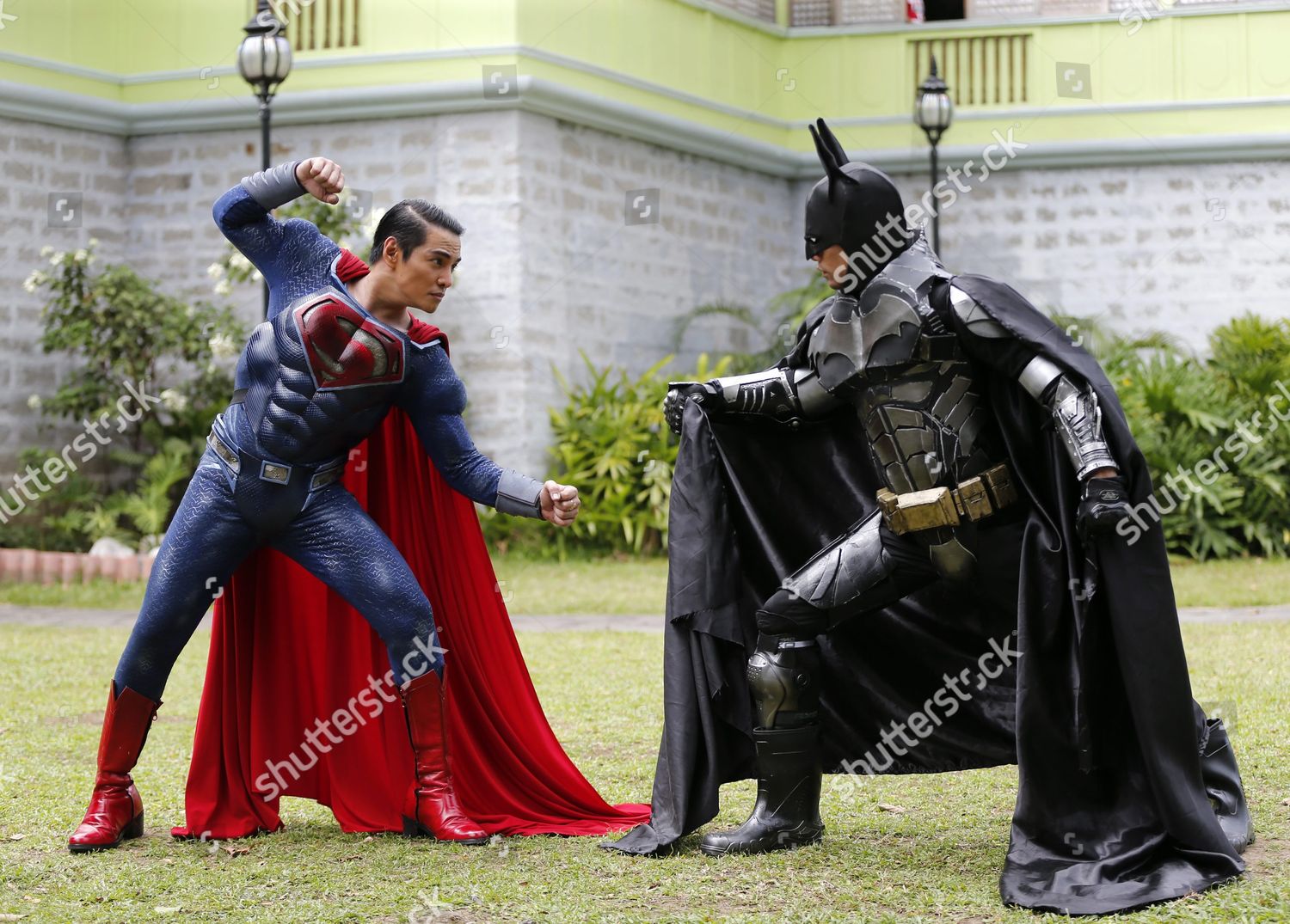 Filipino Herbert Chavez L Wearing Superman Editorial Stock Photo ...