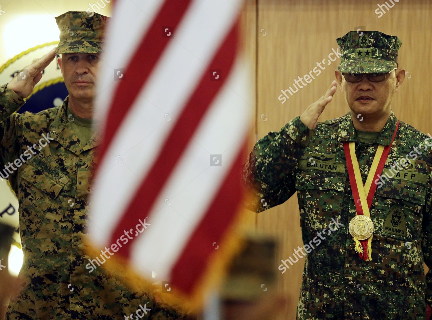 Filipino Marine General Alexander Balutan R Editorial Stock Photo ...