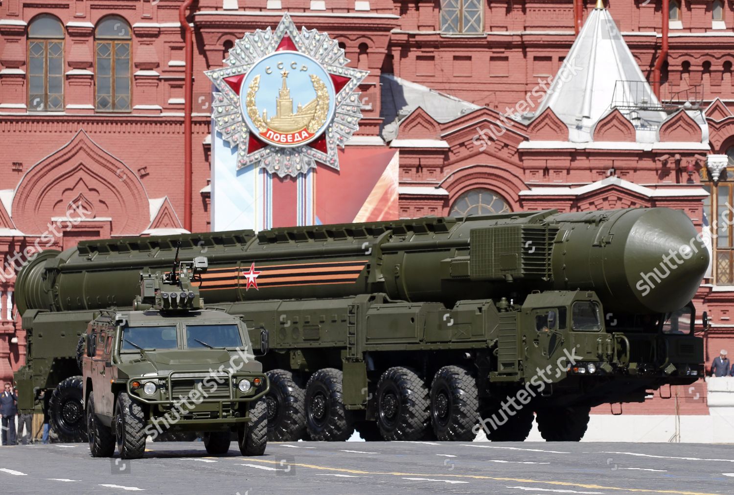 Russian Mobile Stategic Missile Yars Takes Editorial Stock Photo ...