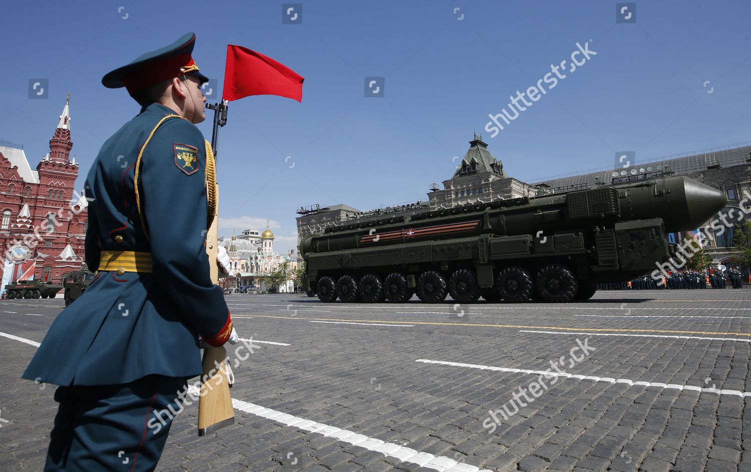 Russian Mobile Strategic Missile Yars Takes Editorial Stock Photo ...