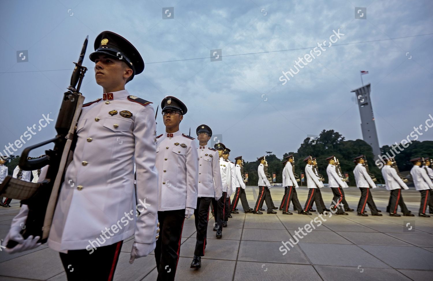 Army Officer Cadets March Past Parade Editorial Stock Photo - Stock ...