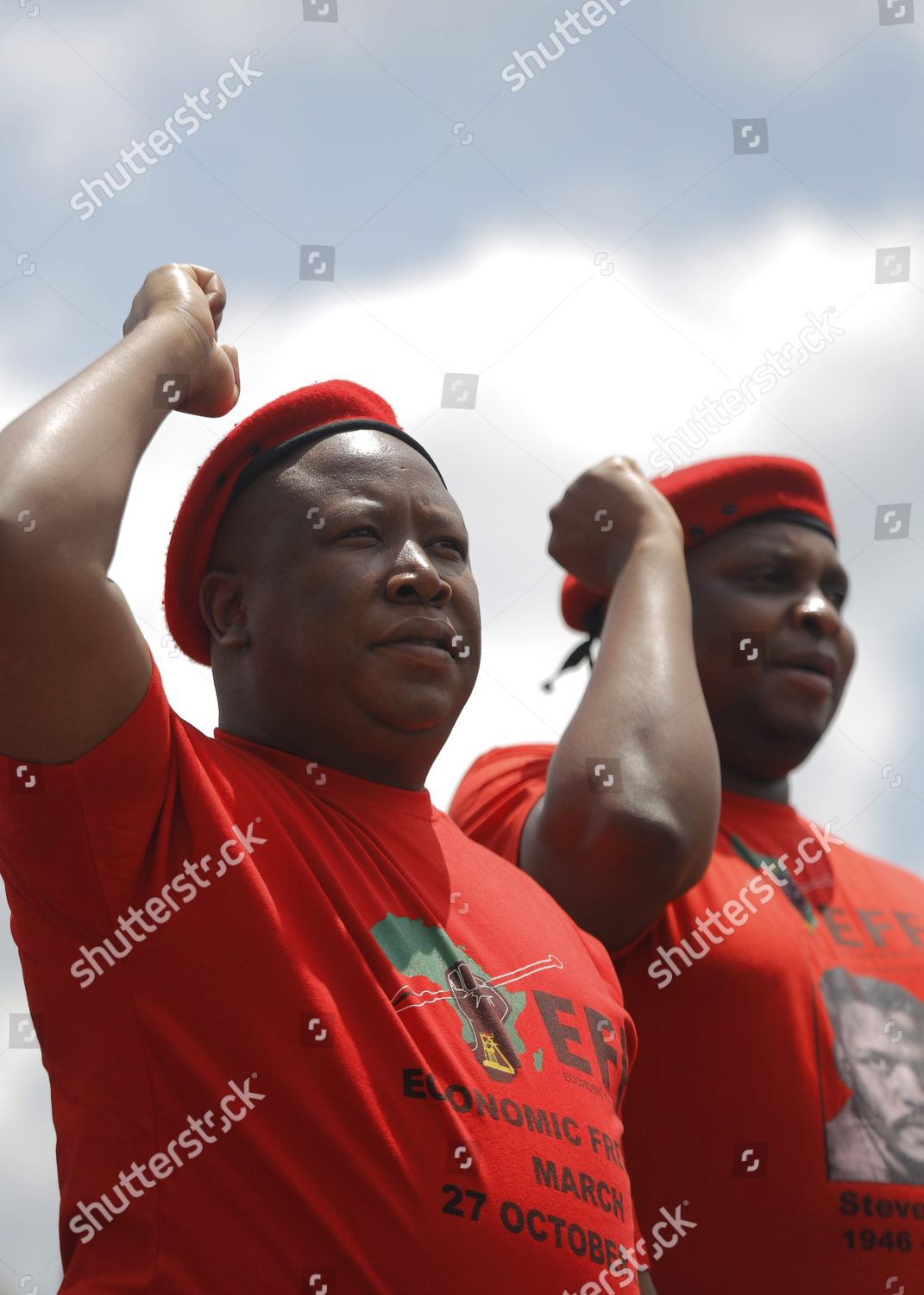 Economic Freedom Fighters Eff Party President Editorial Stock Photo ...