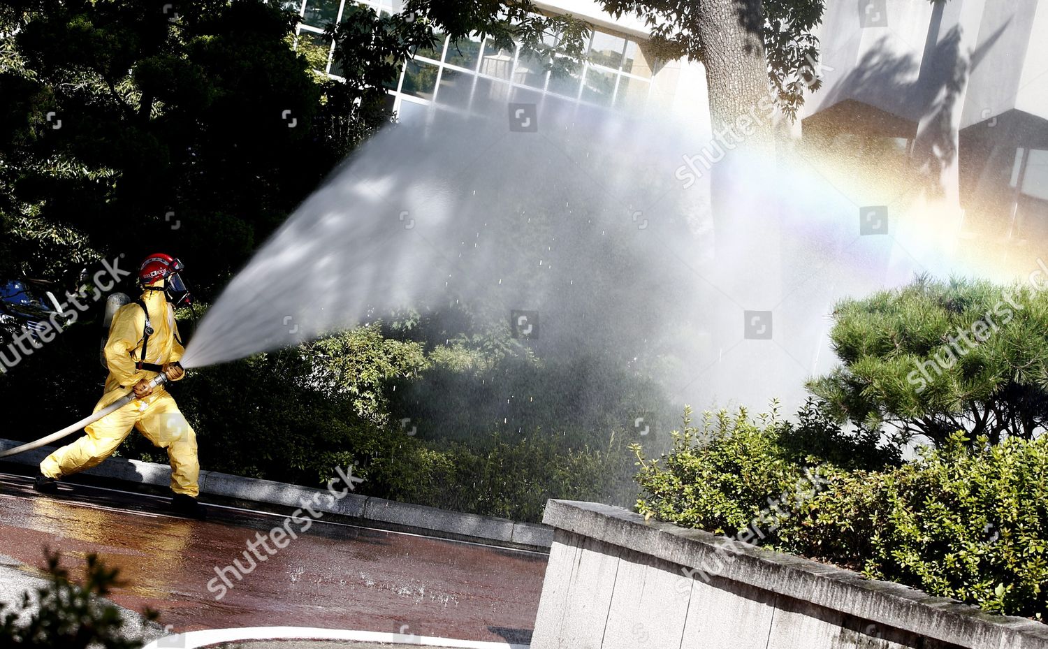 South Korean Firefighter Takes Part Annual Editorial Stock Photo ...