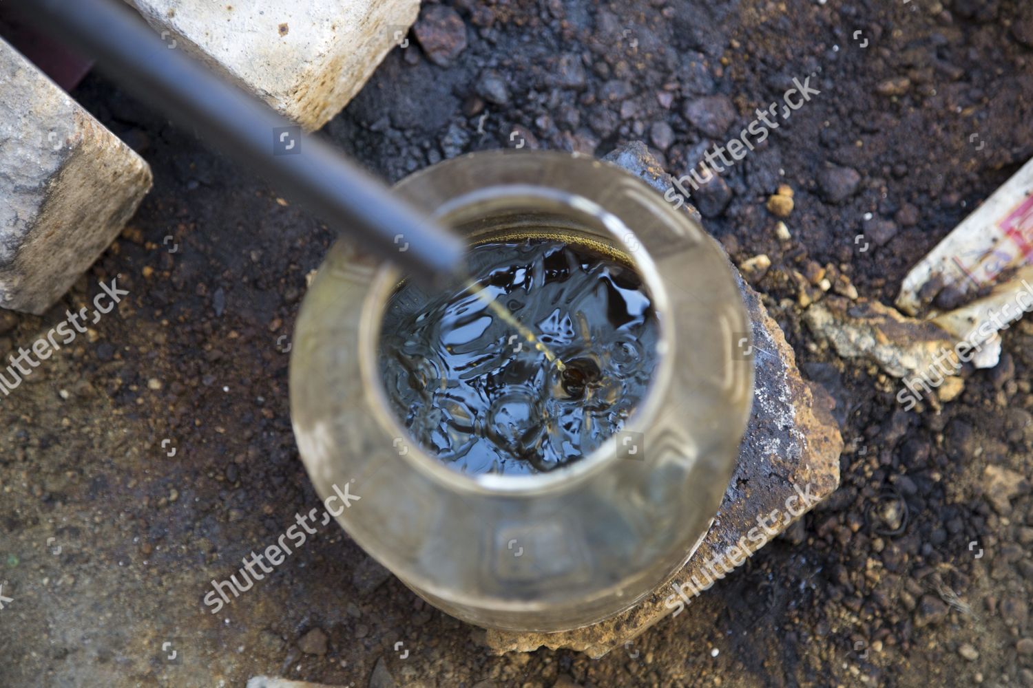 Plastic Converted Into Fuel On Outskirts Editorial Stock Photo - Stock ...