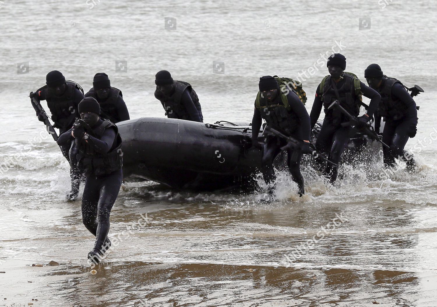 Taiwan Army Frogmen Marine Maneuver During Editorial Stock Photo ...