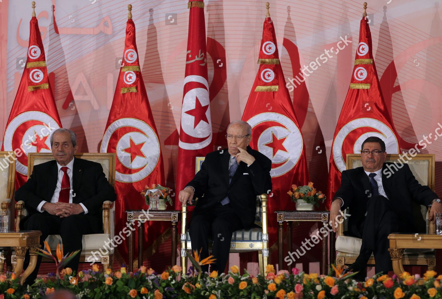Tunisian President Beji Caid Essebsi C Editorial Stock Photo - Stock ...
