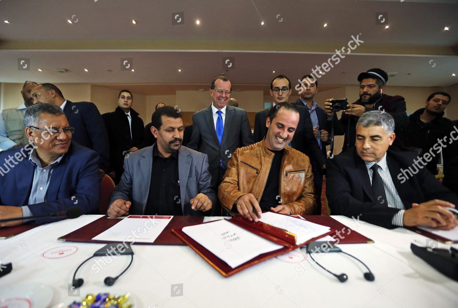 Libyan Mayor Ali Hocine 2 R Editorial Stock Photo - Stock Image ...
