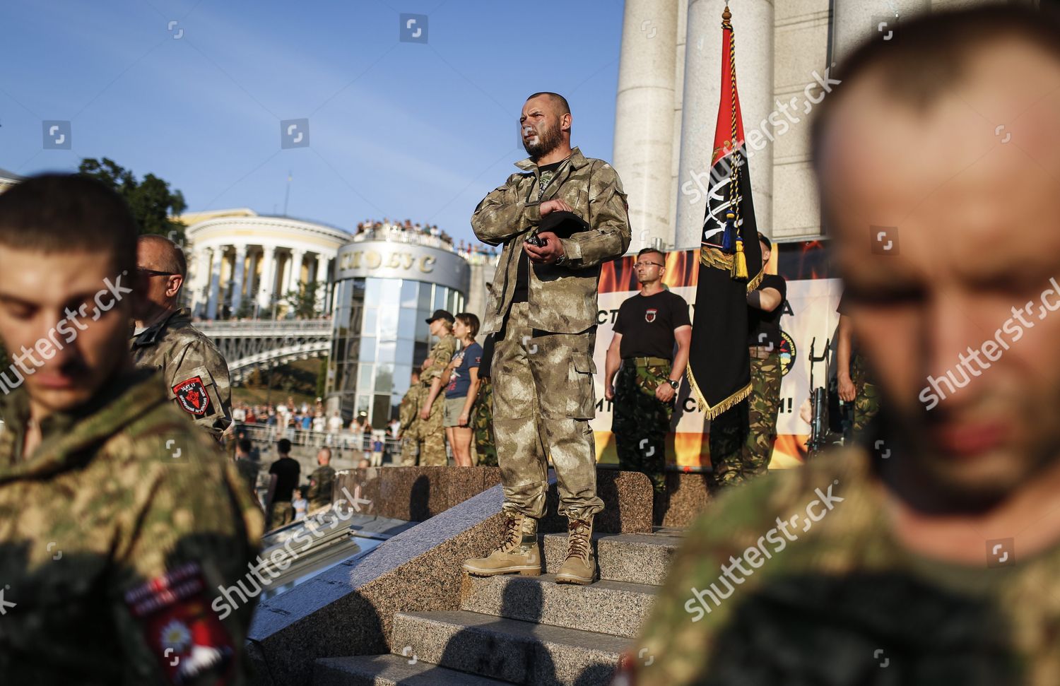 Members Supporters Right Sector Political Party Editorial Stock Photo ...
