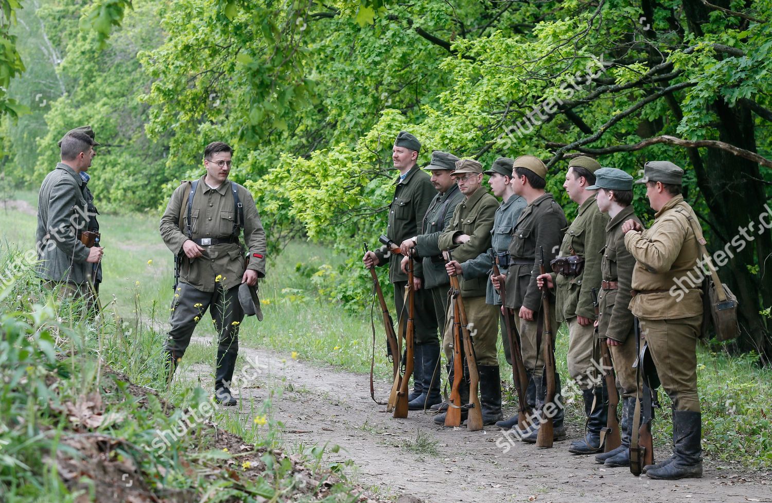 Ukrainians Dressed Uniform Ukrainian Insurgent Army Editorial Stock ...