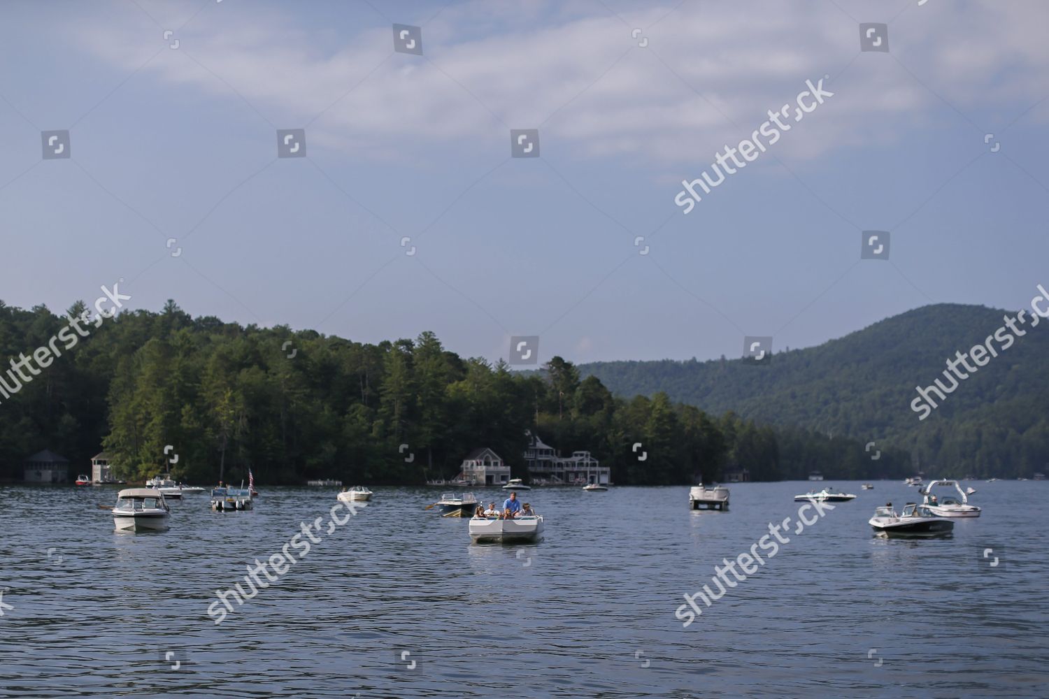 Boaters Arrives Participate Lake Rabun Boat Editorial Stock Photo ...