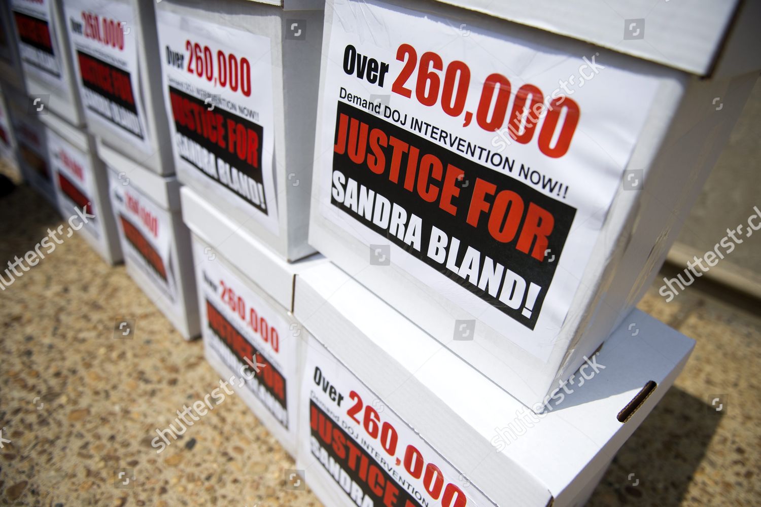 Boxes That Represent Petition Signatures Outside Editorial Stock Photo ...