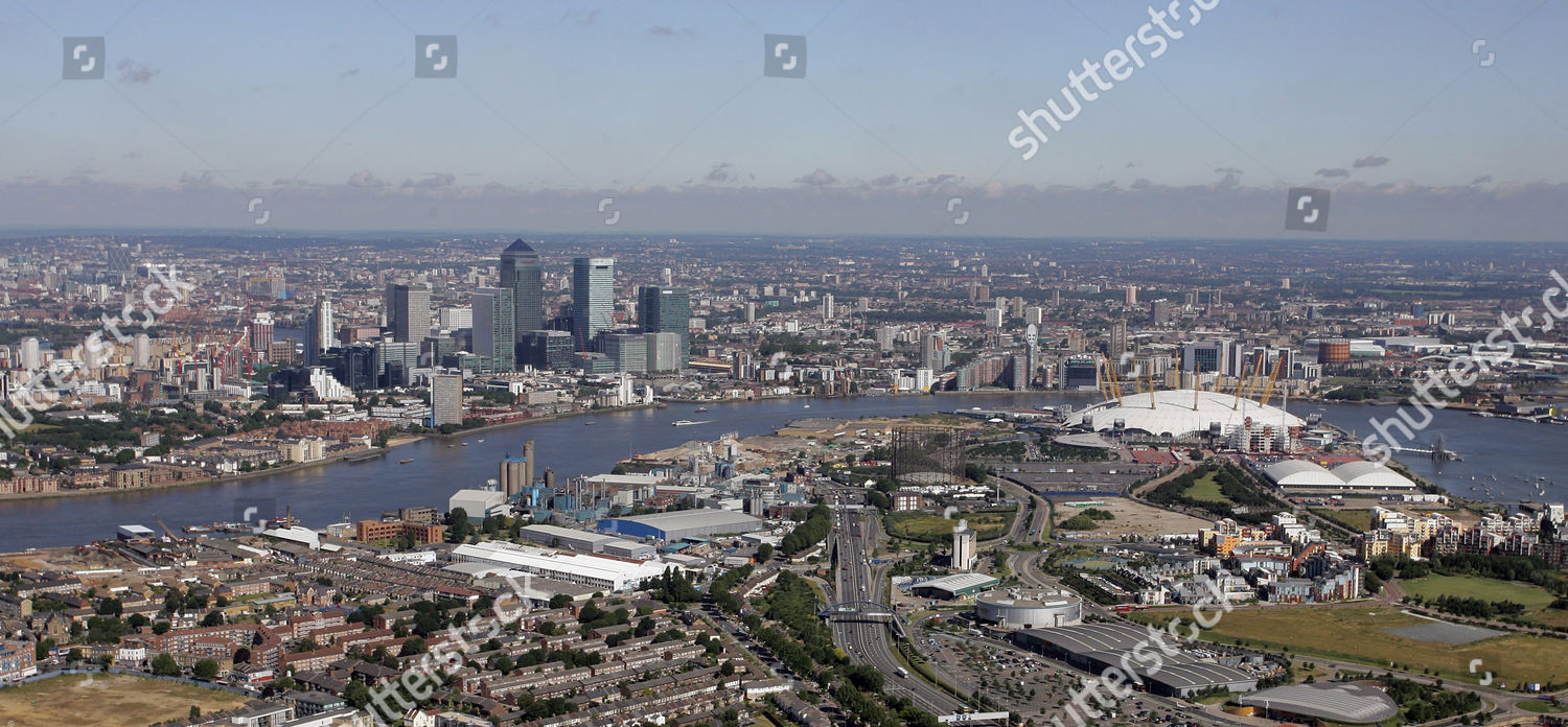 Aerial Views London England Britain Editorial Stock Photo - Stock Image ...