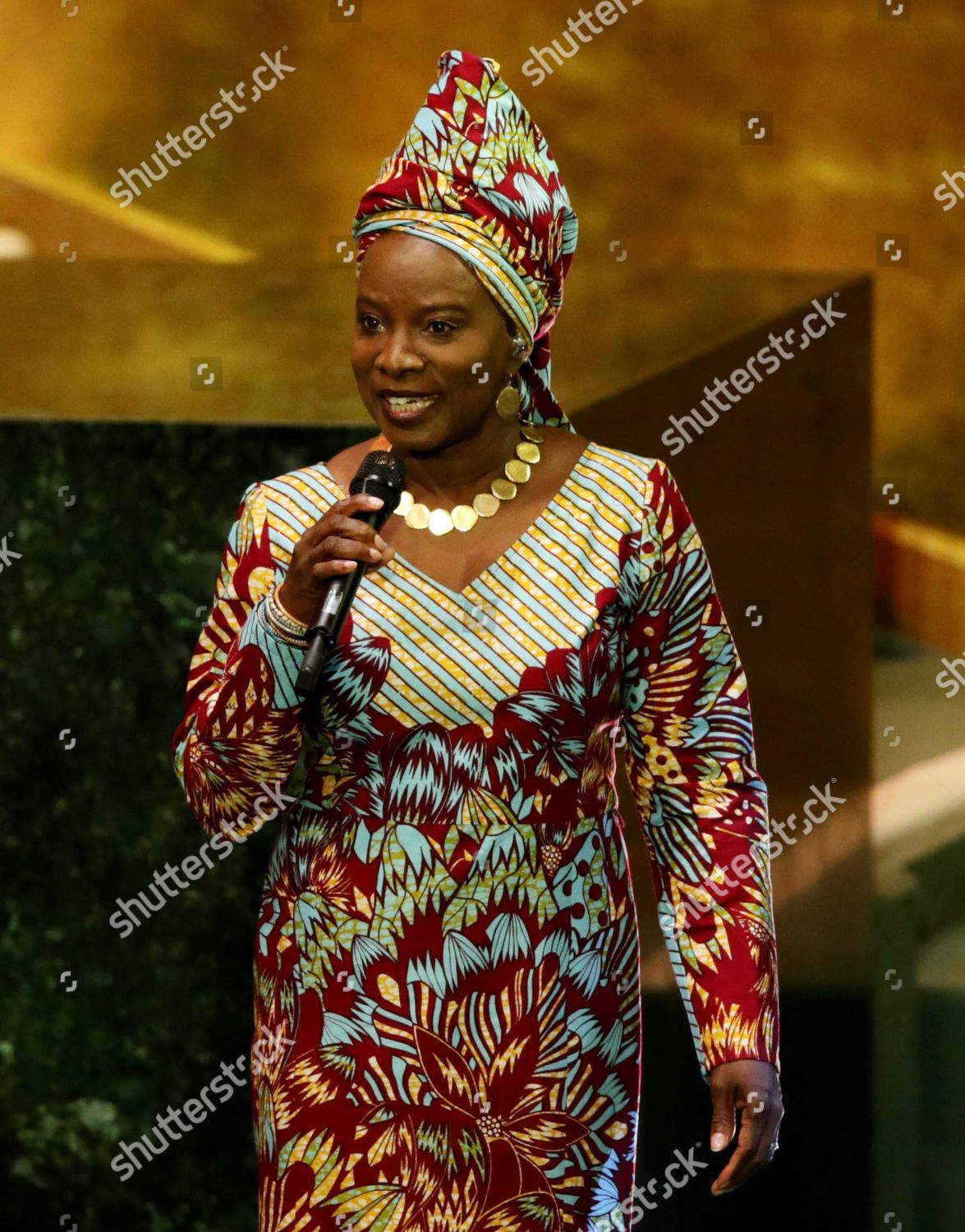 Singer Angelique Kidjo Benin Performs During Editorial Stock Photo ...