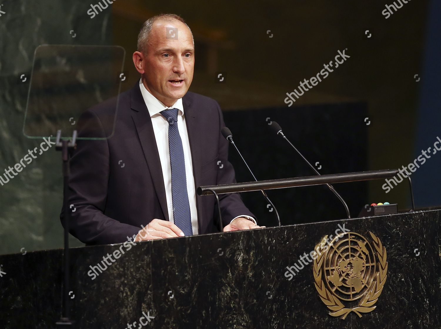 Prime Minister Liechtenstein Adrian Hasler Delivers Editorial Stock ...