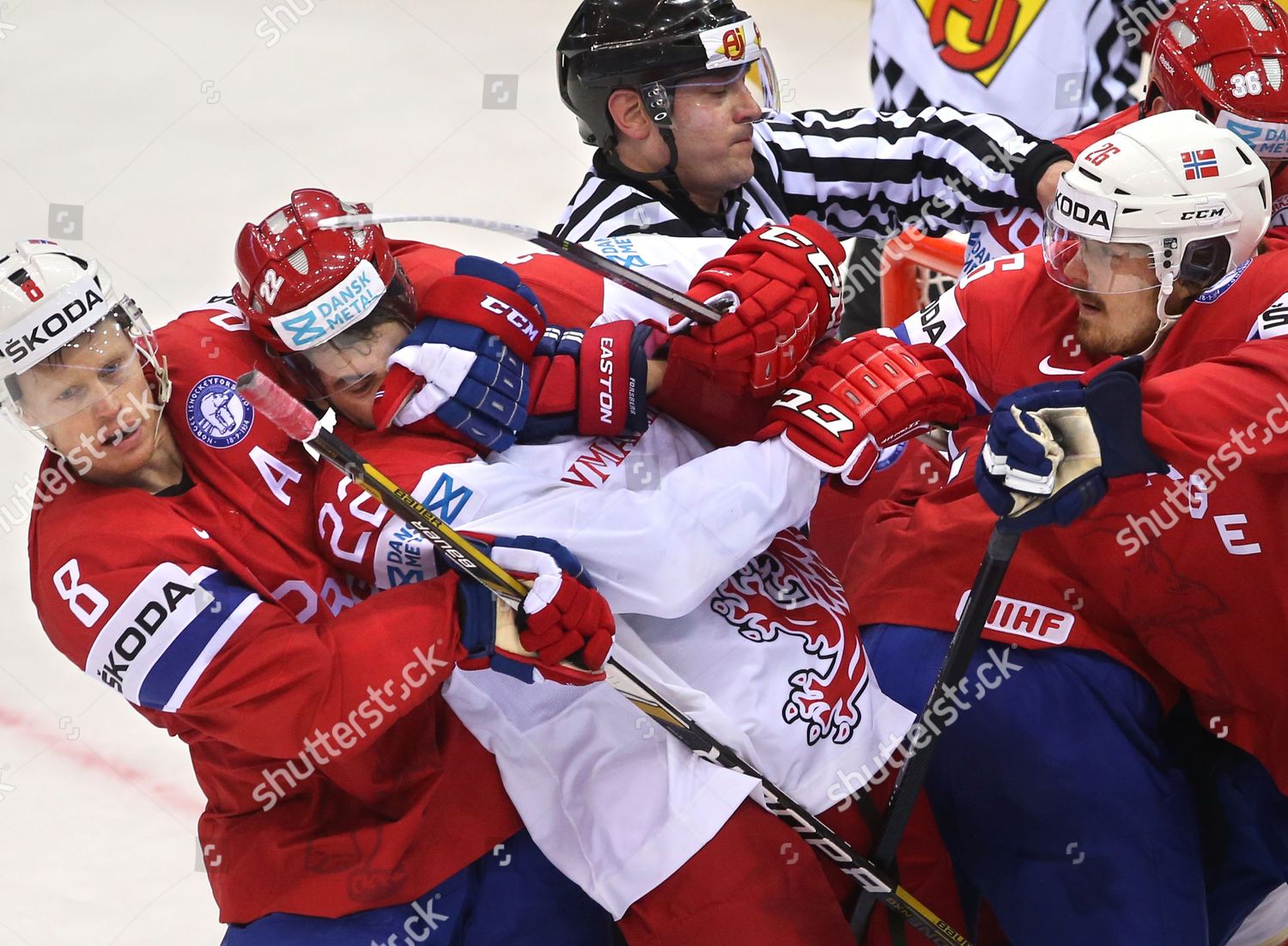 Mads Hansen L Kristian Forsberg R Editorial Stock Photo - Stock Image ...