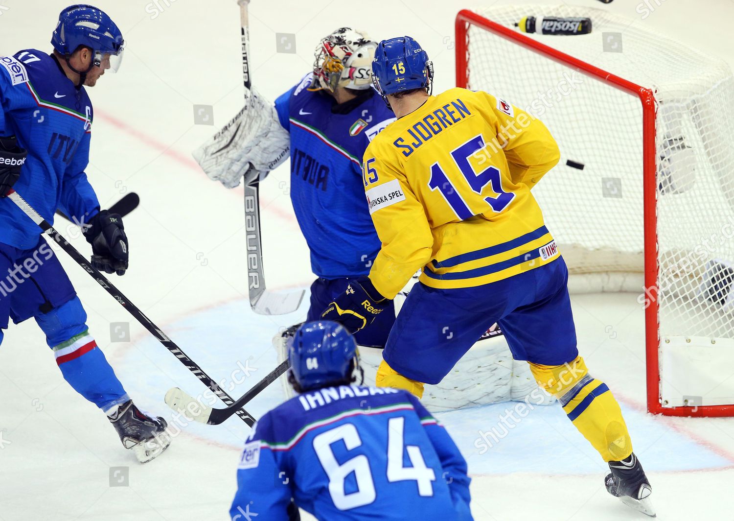 Italys Goalie Daniel Bellissimo Back C Editorial Stock Photo - Stock ...