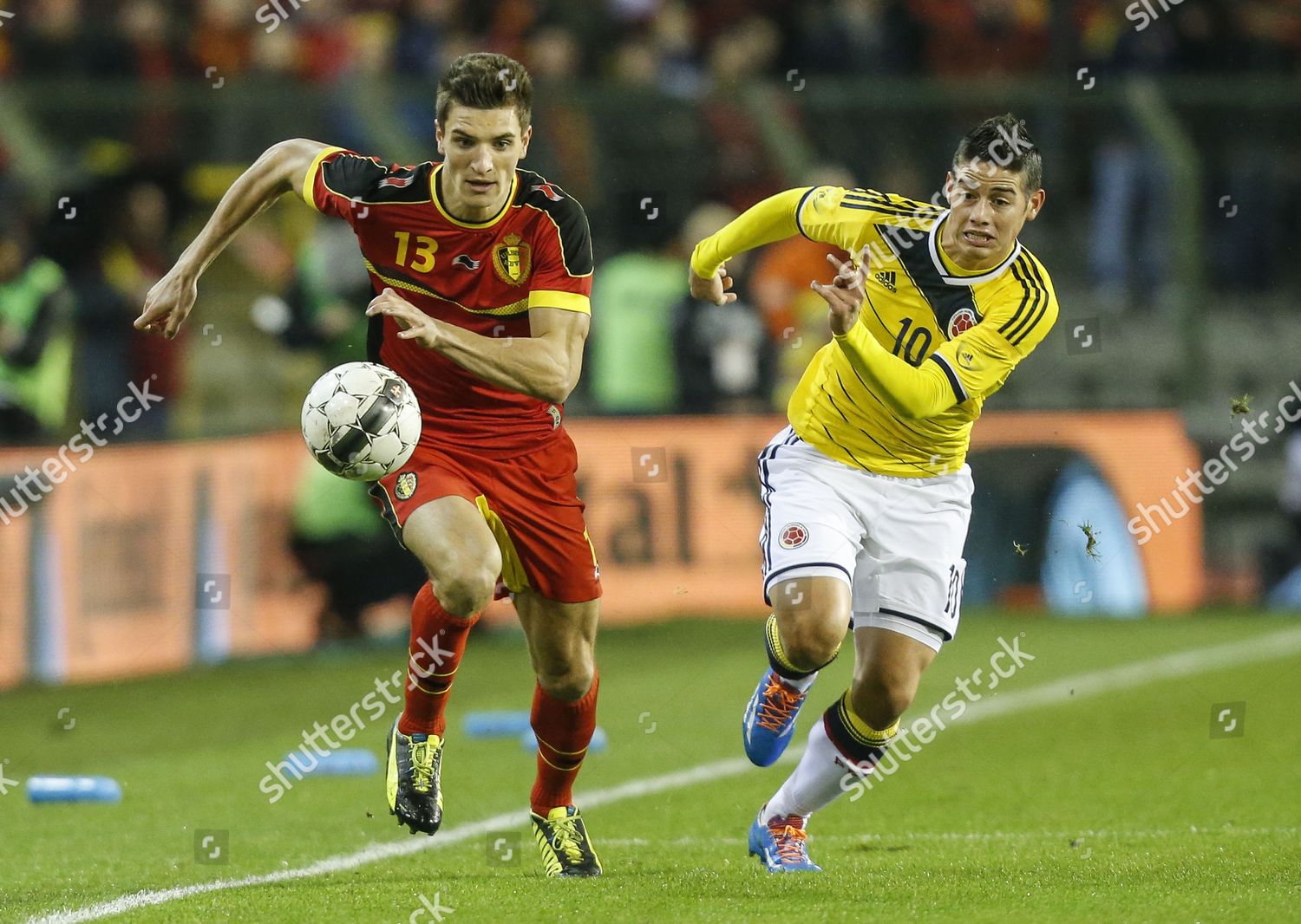 Lr Thomas Meunier Belgium James Rodriguez Editorial Stock Photo - Stock ...