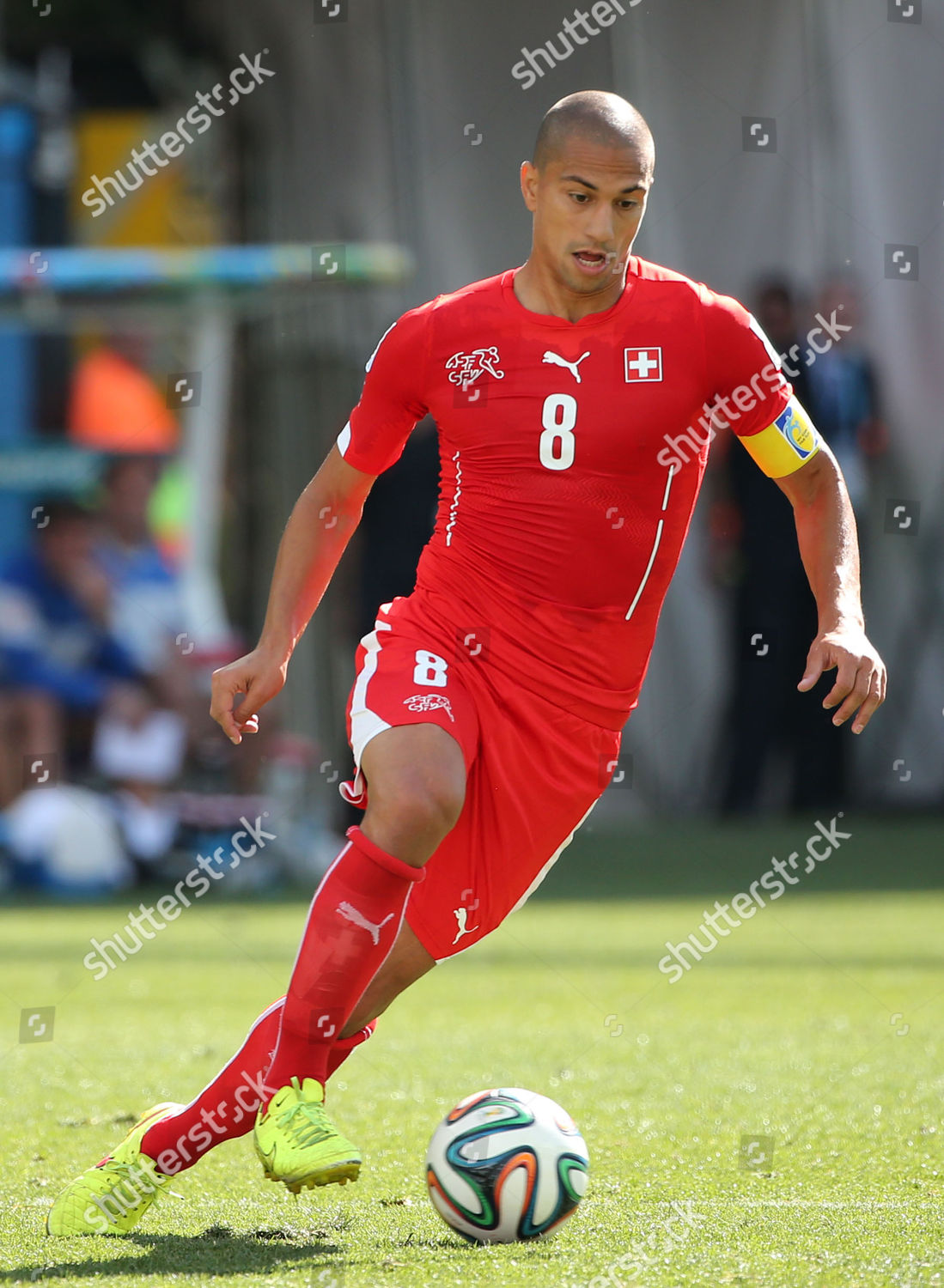 Gokhan Inler Switzerland Action During Fifa Editorial Stock Photo ...