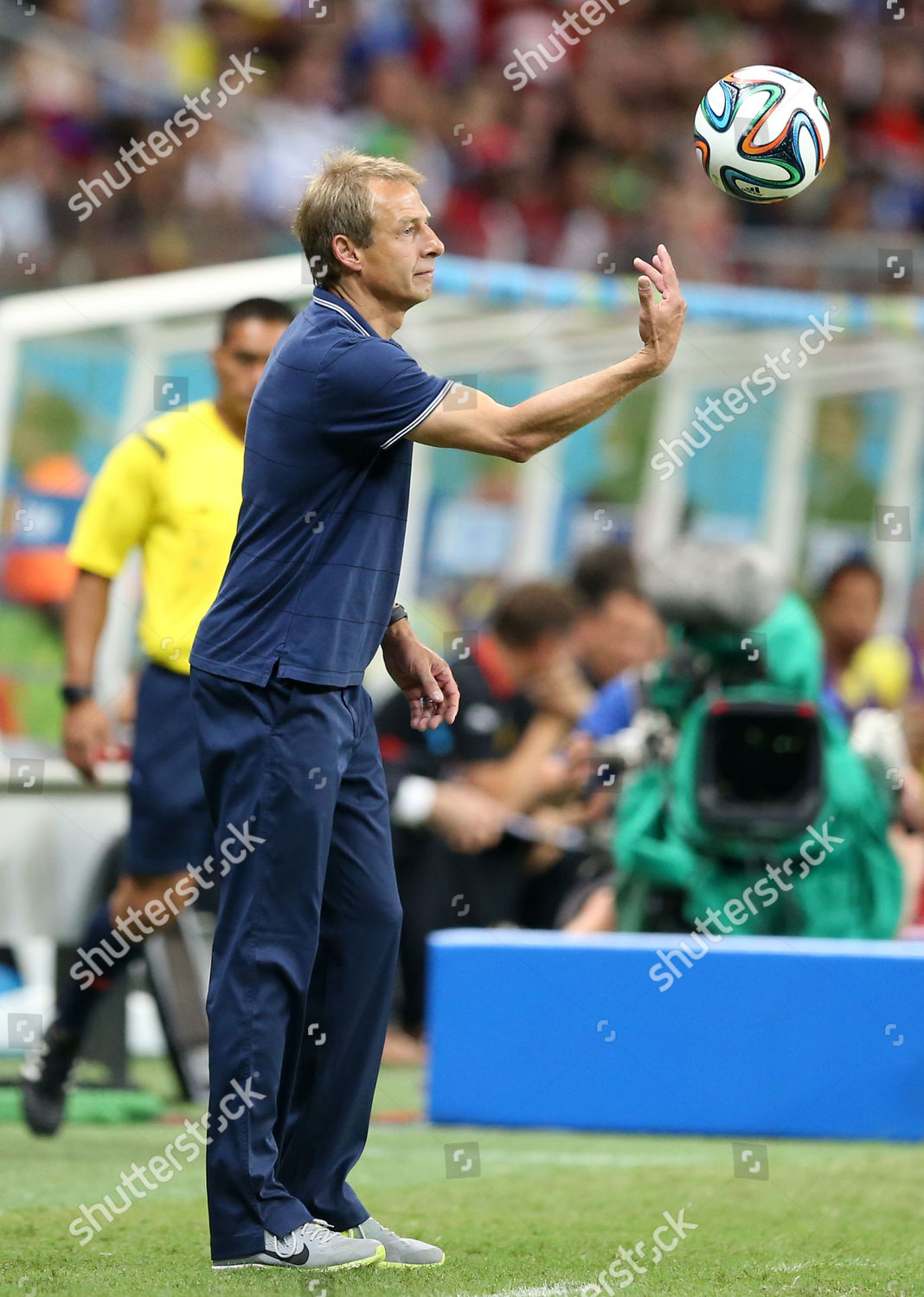 Usa Coach Juergen Klinsmann During Fifa Editorial Stock Photo - Stock ...