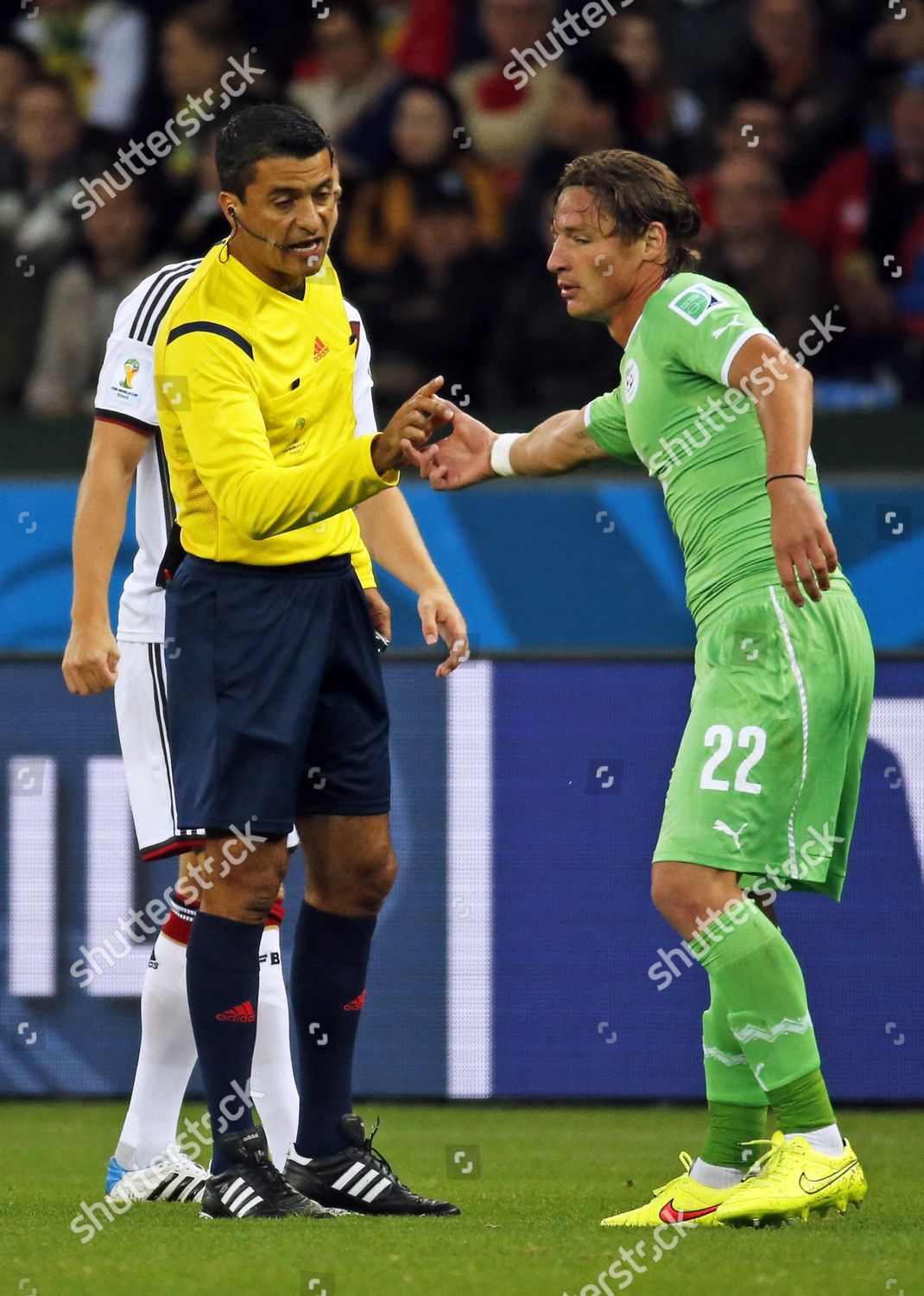 Brazilian Referee Sandro Ricci L Talks Editorial Stock Photo - Stock ...