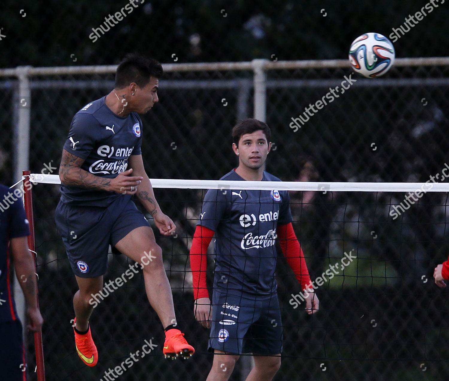 Chilean National Soccer Team Player Eduardo Editorial Stock Photo ...