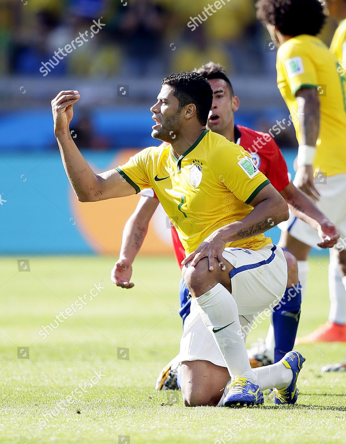 Hulk Brazil C Reacts During Fifa Editorial Stock Photo - Stock Image ...