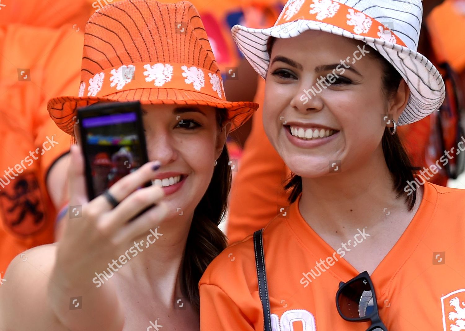 Dutch Supporters Cheer Prior Fifa World Editorial Stock Photo - Stock ...