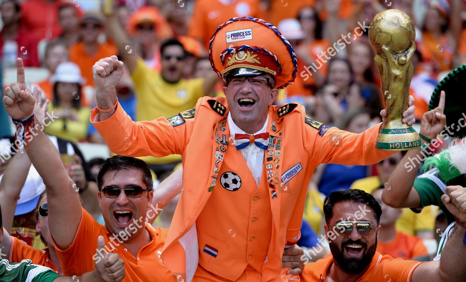 Dutch Supporters Cheer During Fifa World Editorial Stock Photo - Stock ...