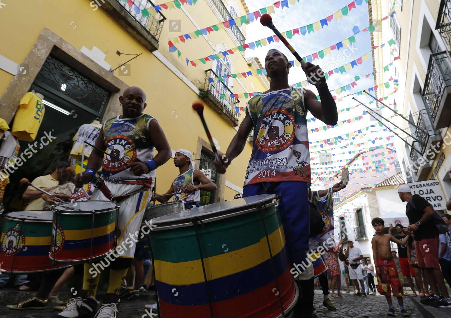 Traditional Music Group Batucada Perform Pelourinho Editorial Stock ...