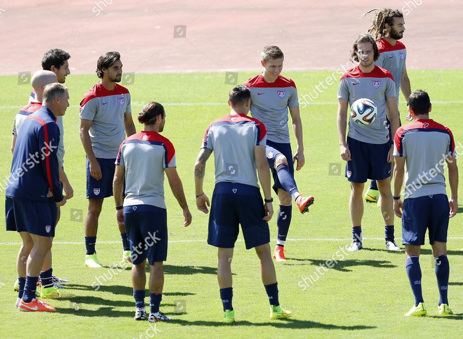 Us National Soccer Team Players During Editorial Stock Photo - Stock ...