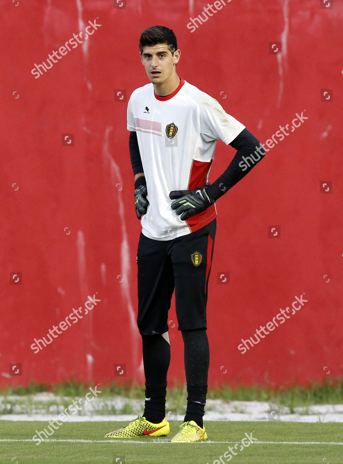 Belgium National Soccer Team Goalkeeper Thibaut Editorial Stock Photo ...