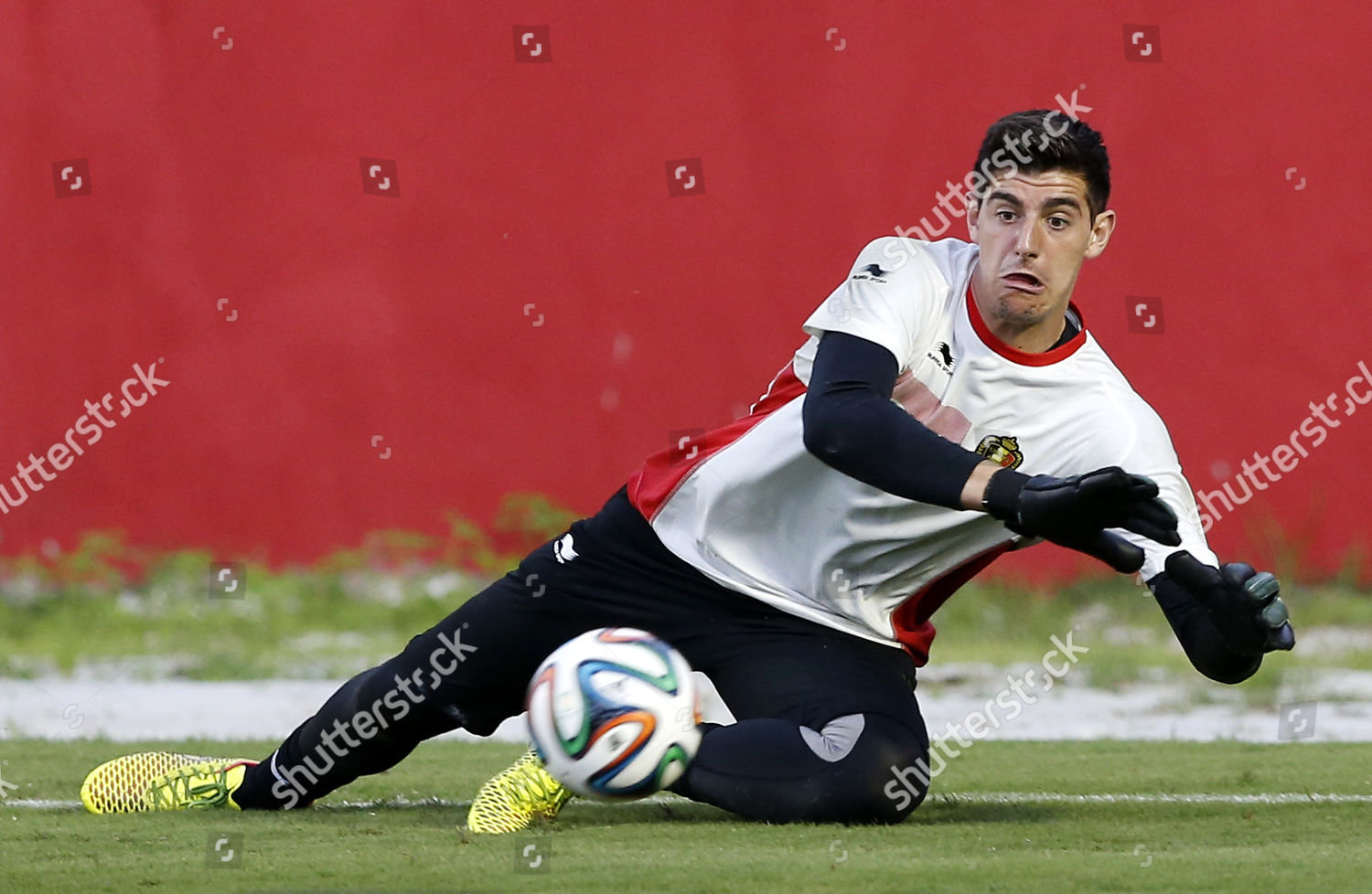 Belgium National Soccer Team Goalkeeper Thibaut Editorial Stock Photo ...