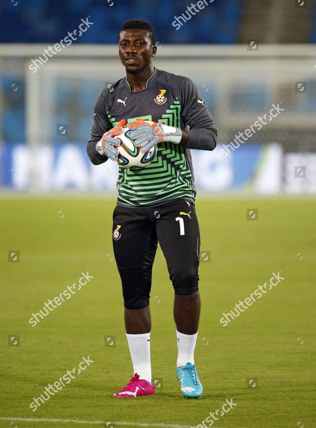 Ghana Goalkeeper Stephen Adams Action During Editorial Stock Photo ...