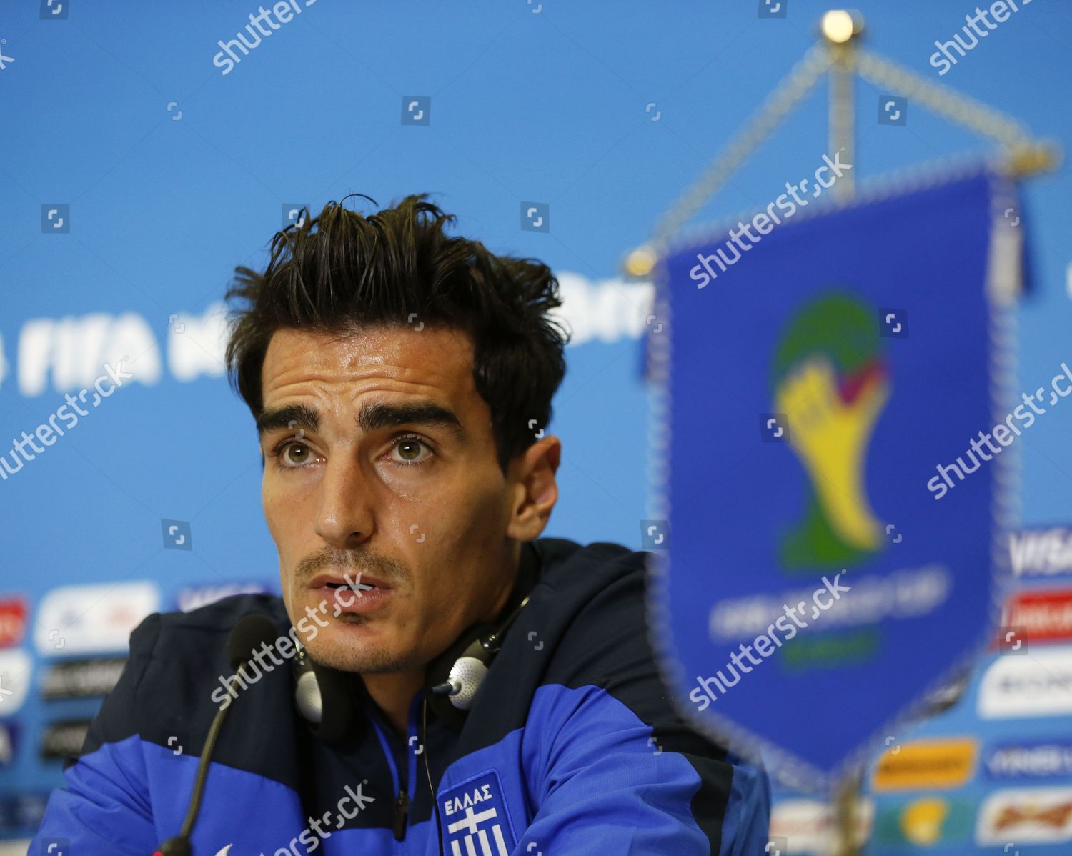 Greek National Soccer Team Midfielder Lazaros Editorial Stock Photo ...