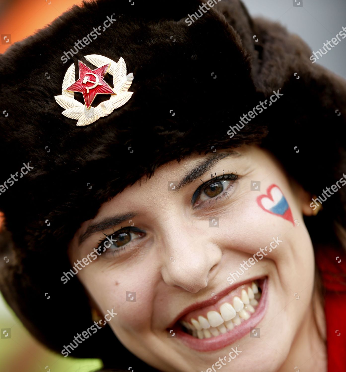 Supporter Russia Cheers Proir Fifa World Editorial Stock Photo - Stock ...