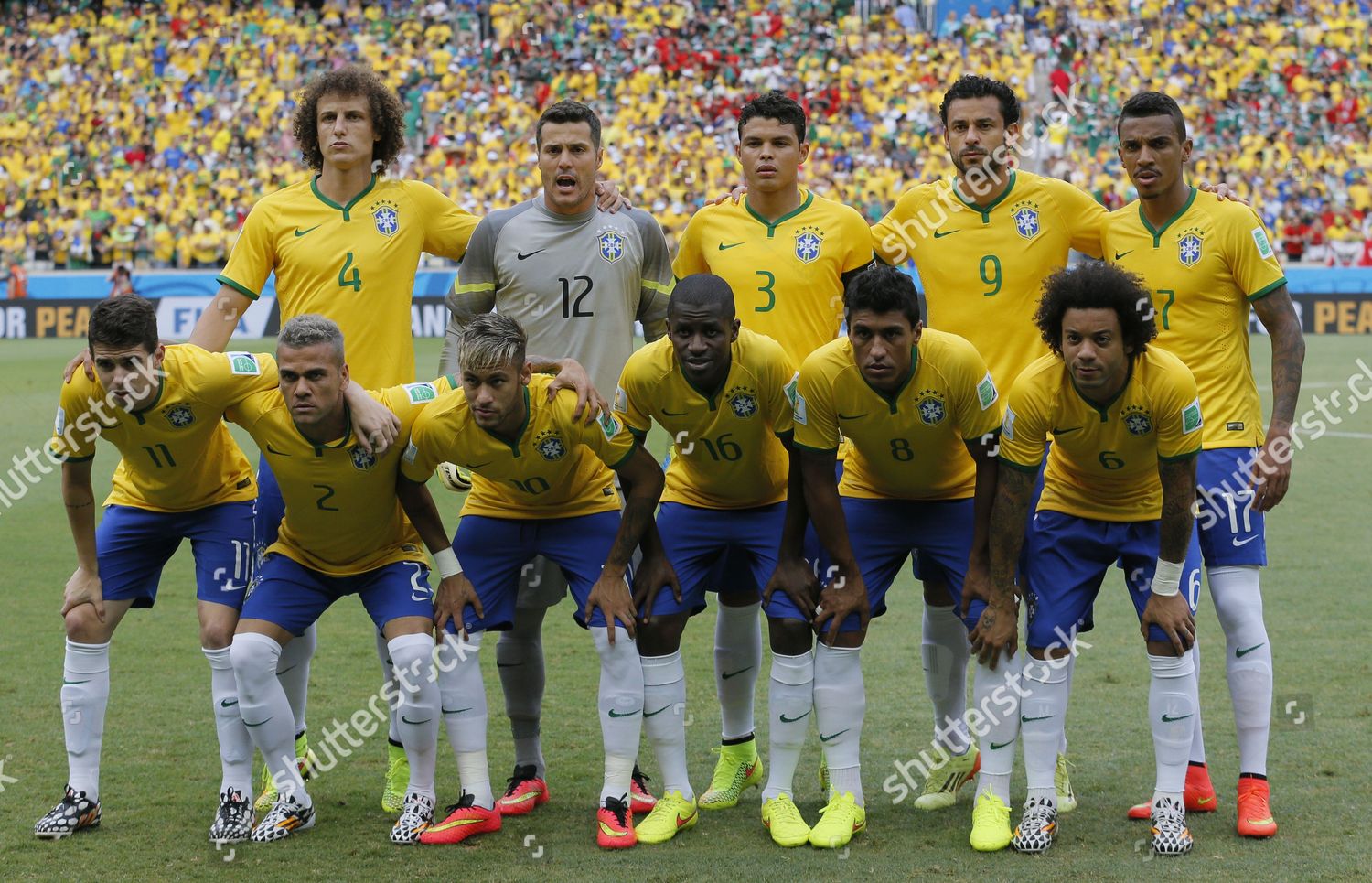 Brazilian Team Pose Prior Fifa World Editorial Stock Photo - Stock ...