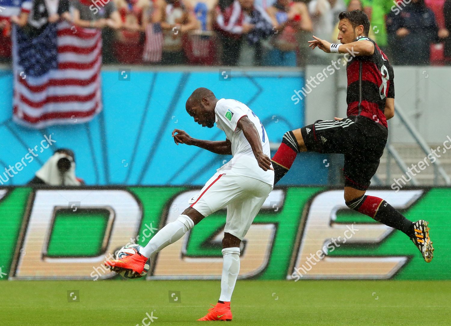 Damarcus Beasley L Usa Action Against Editorial Stock Photo - Stock ...